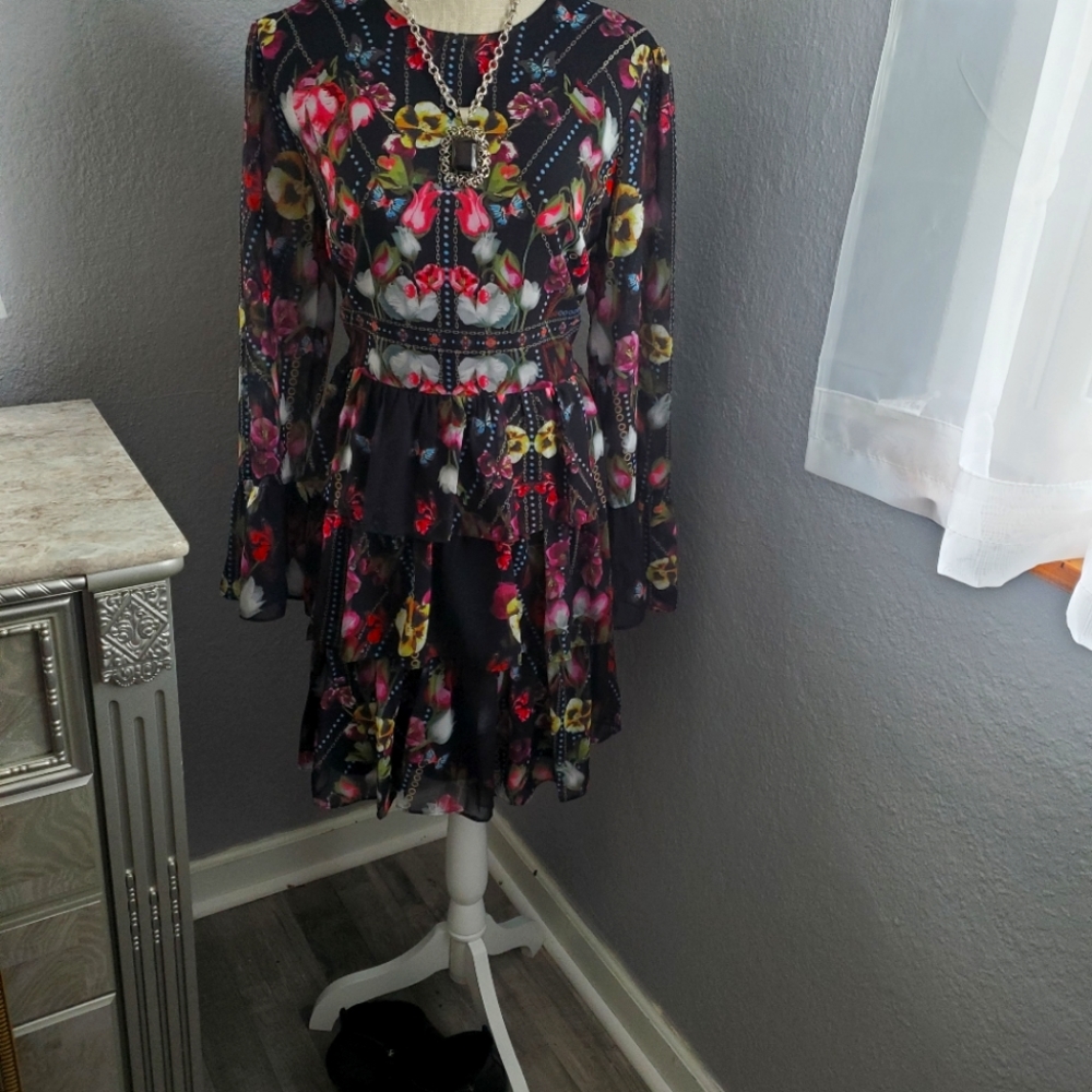 Venus Sheer Butterfly Rose Patterns - Gem